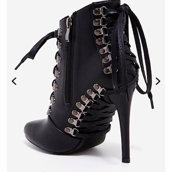 Marvel | Shoes | New Marvel Avenger Black Widow Stiletto Booties Corset ...